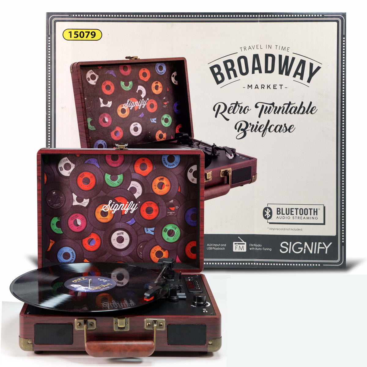 Retro Turntable Briefcase – Musicbox-MBI